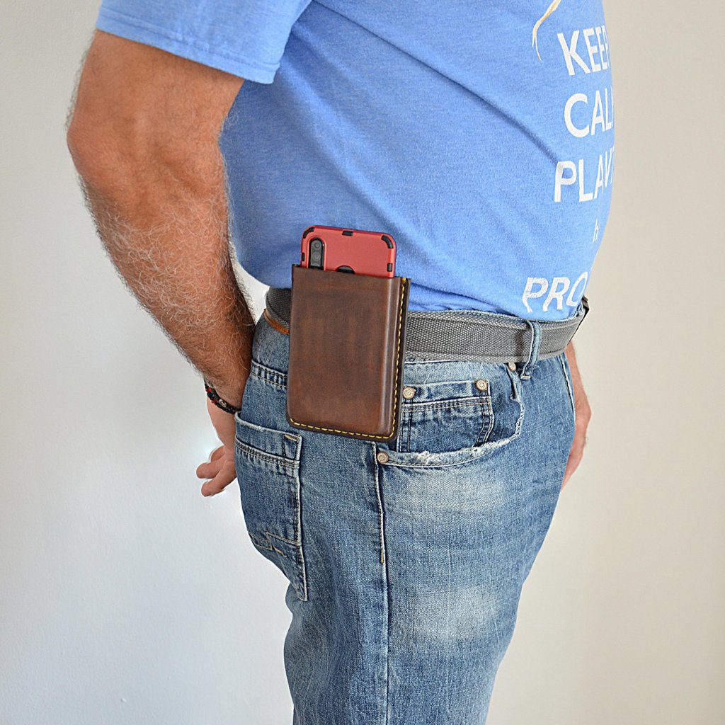 PREMIUM CUSTOM LEATHER PHONE HOLSTERS | EXODOS Copenhagen