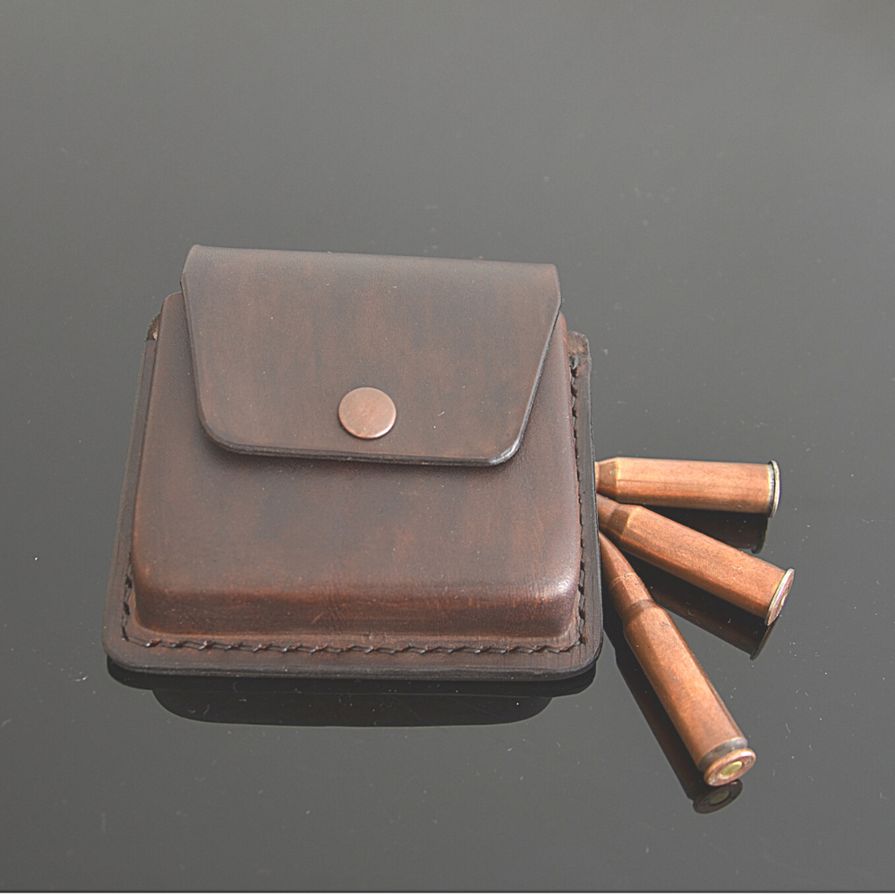 GENUINE LEATHER CARTRIDGE AMMO BELT POUCH | EXODOS Copenhagen - EXODOS ...